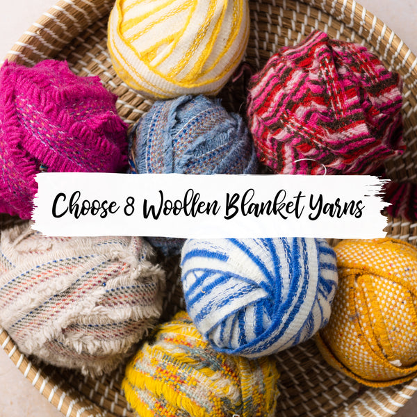 Beginner Peg Loom Weaving Kit - Makes 130 x 90cm Woollen Rug