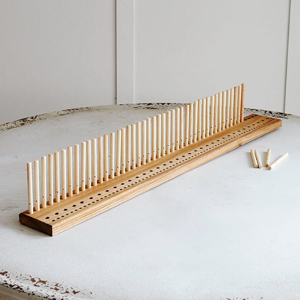 Large Adjustable Peg Loom - 3 Rows of Holes - 90cm Length