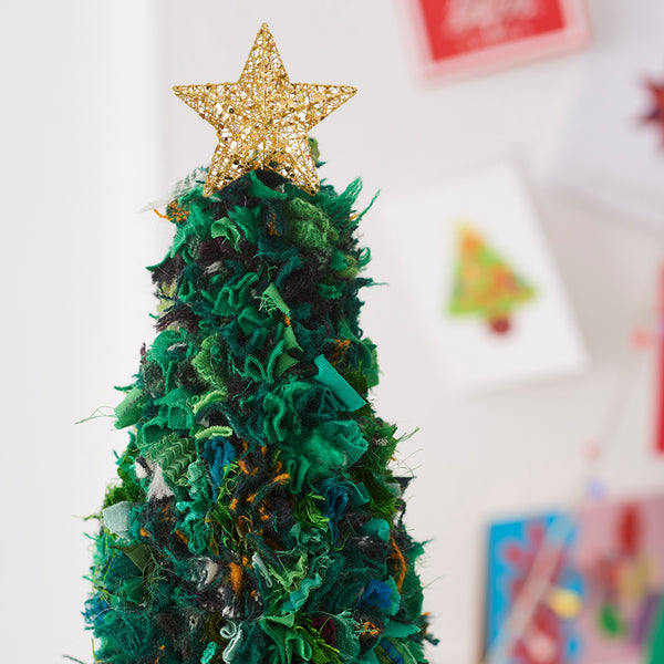 Two String Loom 3D Rag Rug Christmas Tree Class